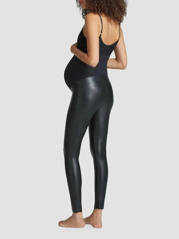 Commando Coated Faux Leather Maternity Leggings