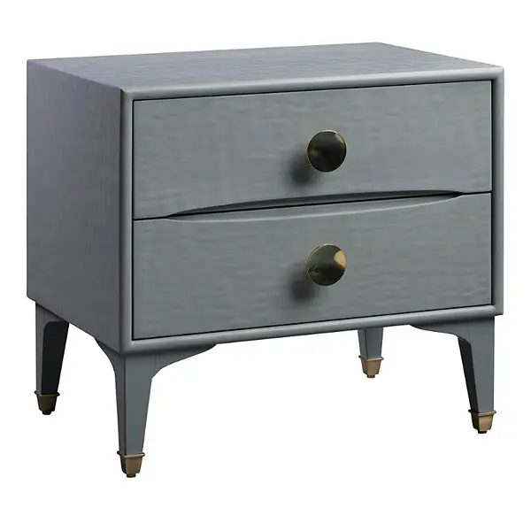 TOV FURNITURE Divine Nightstand - Grey