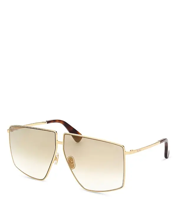 Max Mara Lee Geometric Sunglasses, 64mm