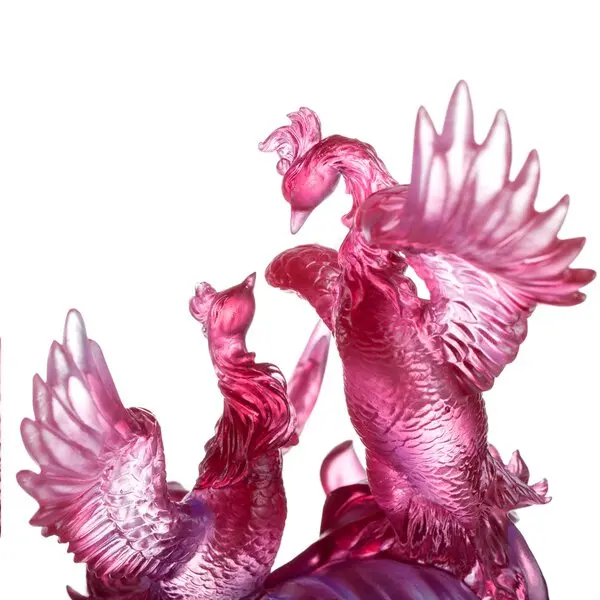 LIULI Splendor In The Ninth Heavens Crystal Figure