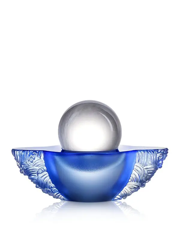 LIULI As The Good World Turns Kindness Turns This Good World Crystal Figure - Blue