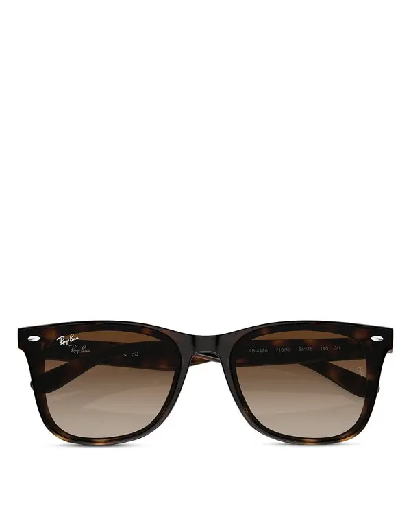 Ray-ban Square Sunglasses, 65mm - Havana/brown Gradient