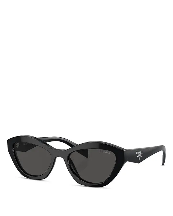 Prada Symbole Butterfly Sunglasses, 55mm - Black/gray Solid