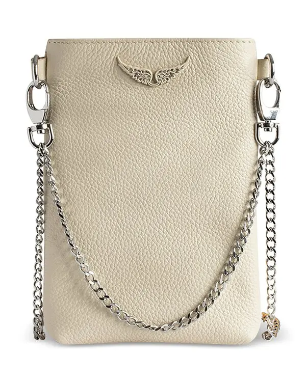 Zadig&Voltaire Rock Leather Phone Pouch - Flash