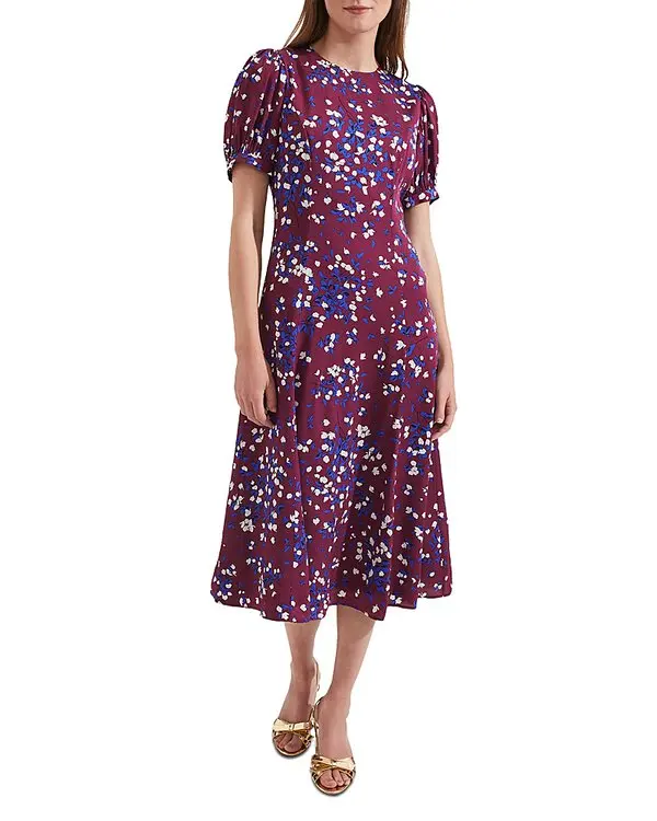 fitted lace wedding dress Hobbs Women's Roll Neck Shift Dress | UK12