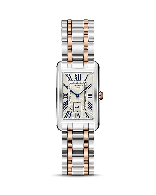 LONGINES Dolcevita Two-tone Watch, 23mm - Cream/silver