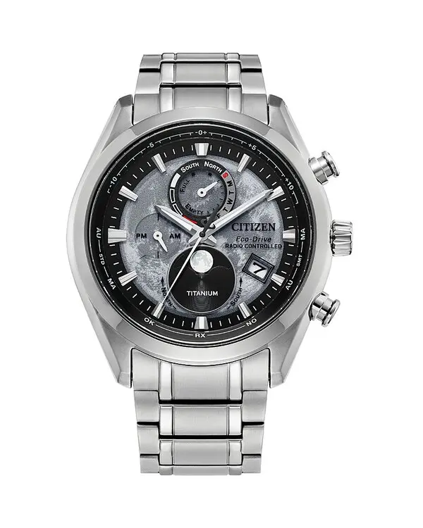 Citizen Eco-drive Titanium Watch, 43mm - Gray/silver
