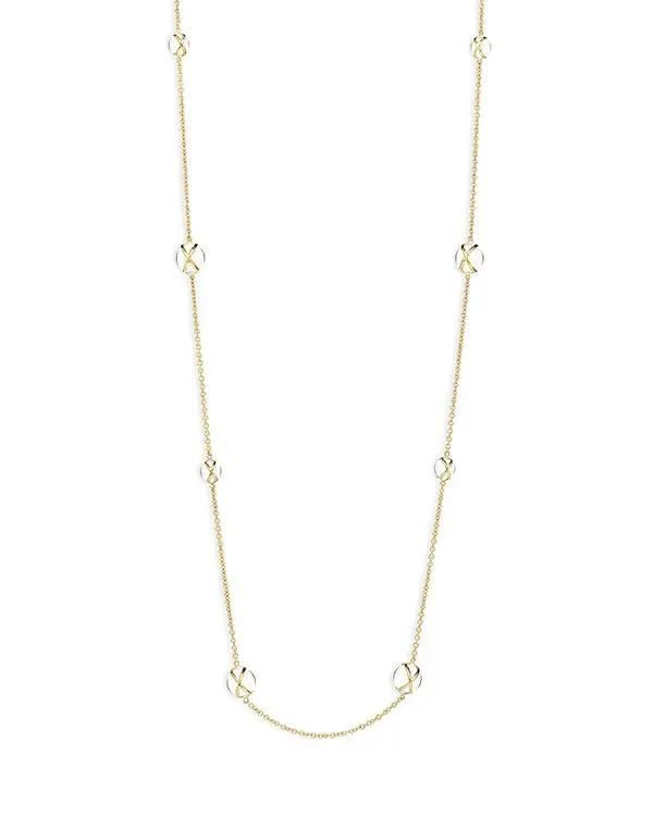 L. KLEIN 18k Yellow Prisma Crystal Quartz Necklace - Gold