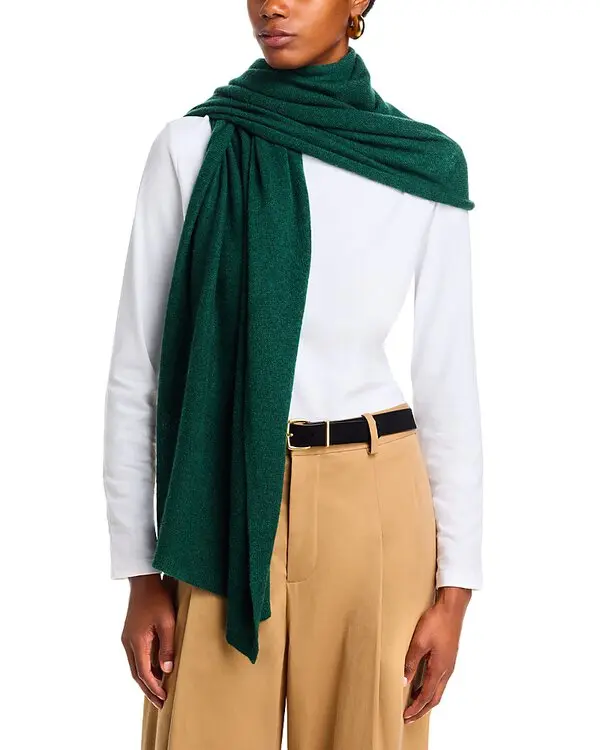 Bloomingdale'S Oversized Knit Scarf Exclusive - Green