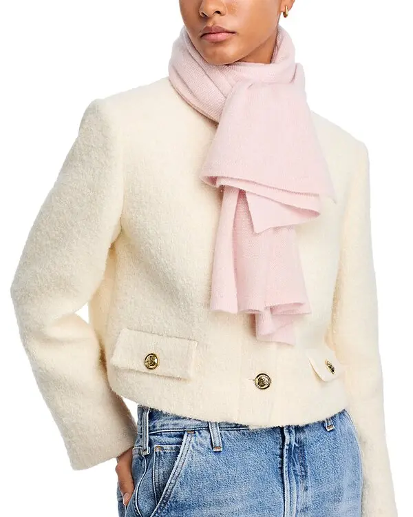 Bloomingdale'S Oversized Knit Scarf Exclusive - Light Pink