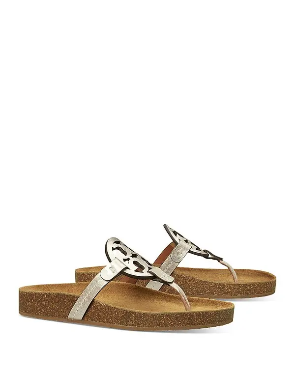 Tory Burch Miller Cloud Sandals - Spark Gold