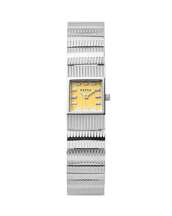 BREDA Groove Watch 16mm X 16mm - Yellow/silver