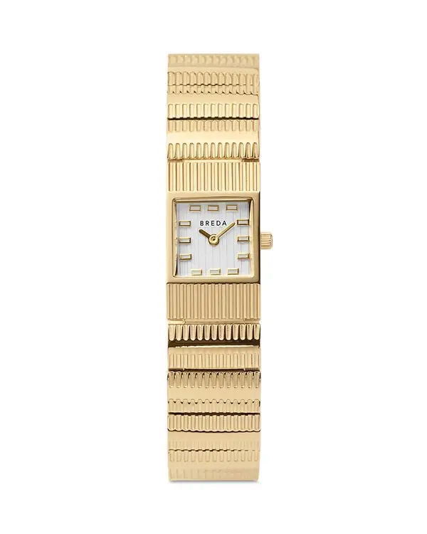 BREDA Groove Watch - White/gold