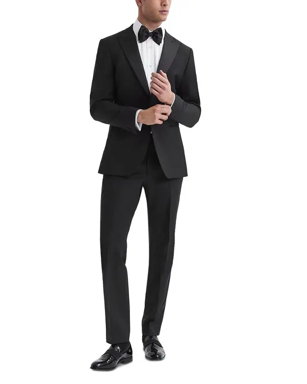 REISS Poker Modern Fit Tuxedo Jacket - Black