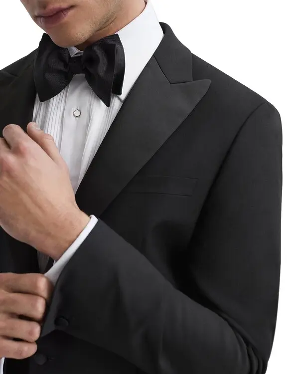 REISS Poker Modern Fit Tuxedo Jacket - Black