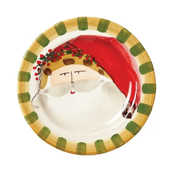 VIETRI Old St. Nick Round Salad Plate - Open Misc