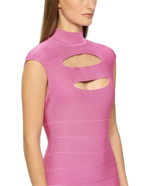 Herve Leger Cutout Bandage Gown