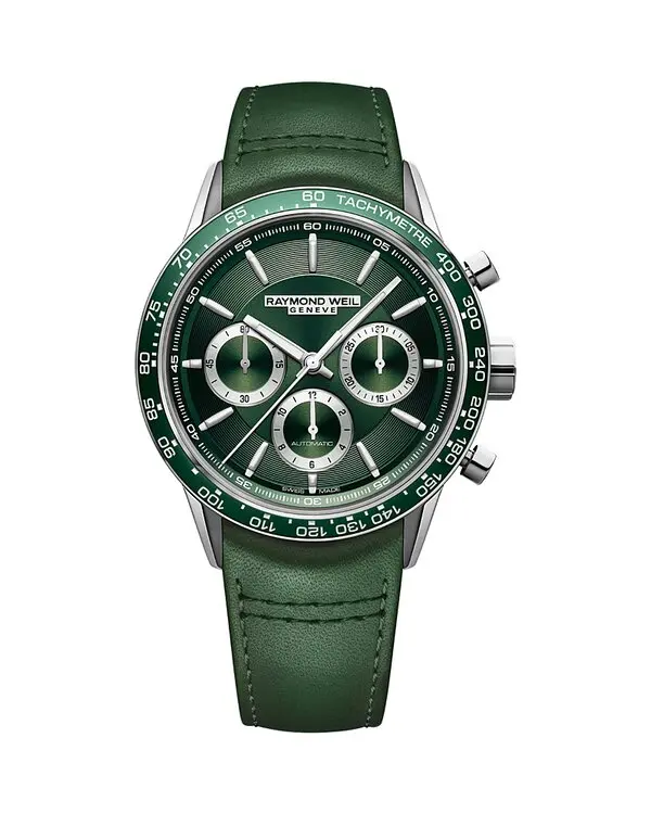 RAYMOND WEIL Freelancer Chronograph, 43.5mm - Green