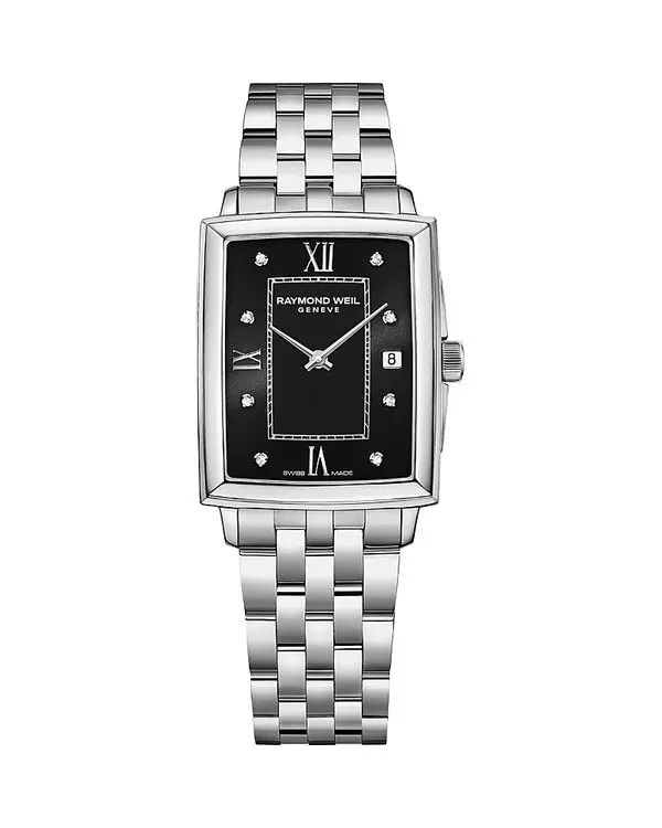 RAYMOND WEIL Toccata Diamond Watch - Black/silver