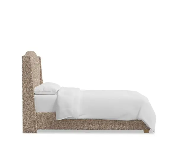 SKYLINE FURNITURE Sparrow & Wren Amalia Bed In Plush Boucle, Full - Camel