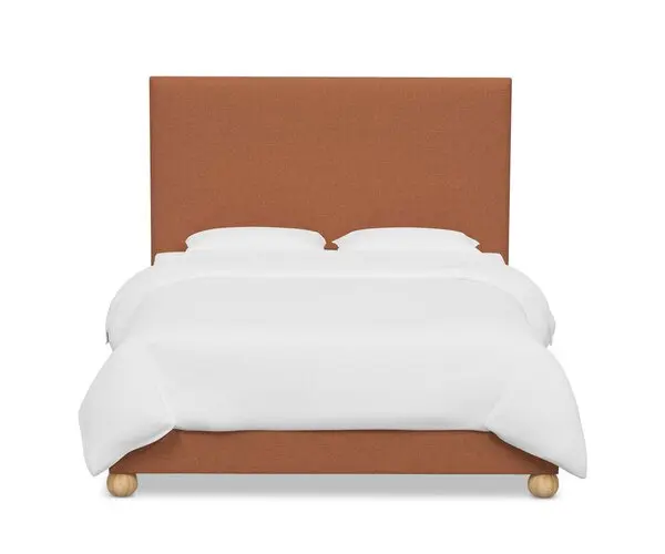 SKYLINE FURNITURE Sparrow & Wren Parker Bed, Twin - Zuma Terracotta
