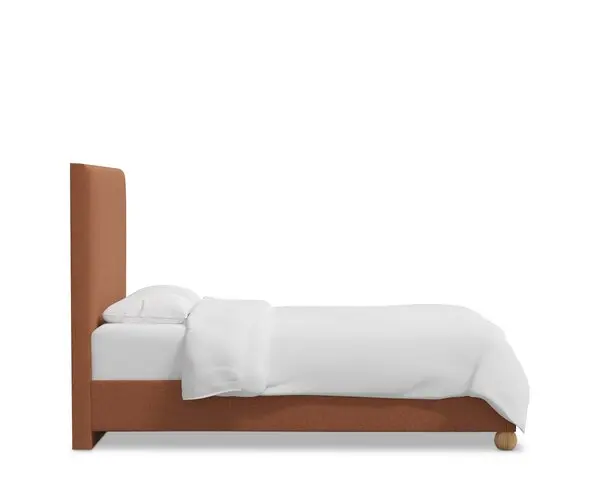 SKYLINE FURNITURE Sparrow & Wren Parker Bed, Twin - Zuma Terracotta