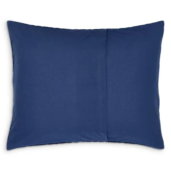 JOHN ROBSHAW Velvet Quilted Standard Sham - Indigo
