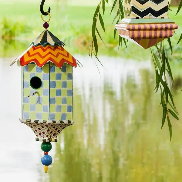 MACKENZIE-CHILDS Flyer's Folly Birdhouse
