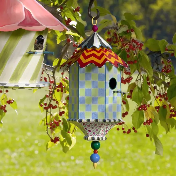 MACKENZIE-CHILDS Flyer's Folly Birdhouse