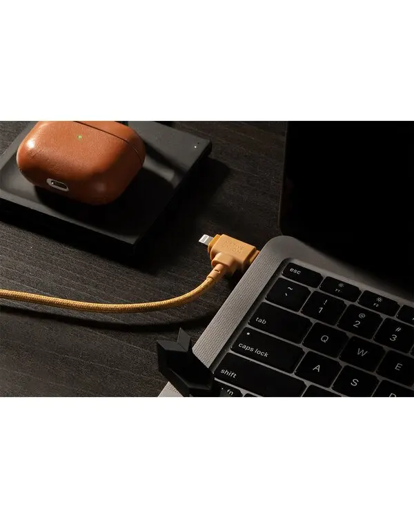 14TH & UNION Belt Cable Duo Usb-c To Usb-c Lightning - Kraft