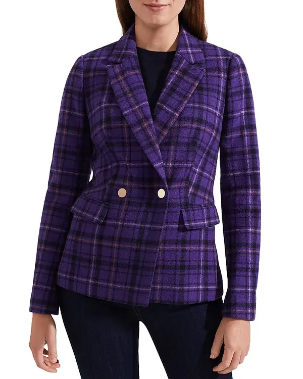 HOBBS LONDON Emberley Plaid Jacket
