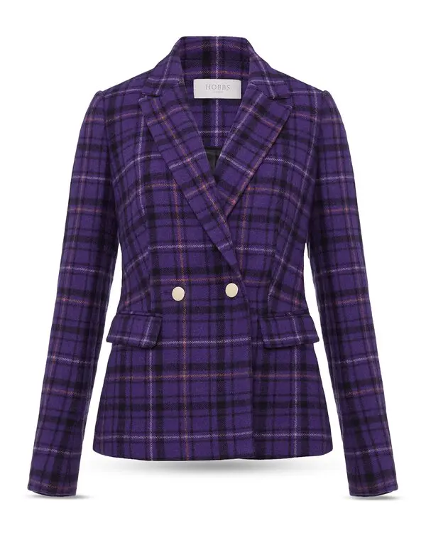 HOBBS LONDON Emberley Plaid Jacket