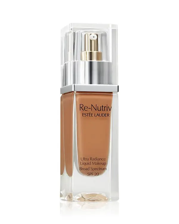 Estée Lauder Re-nutriv Ultra Radiance Liquid Foundation Spf 20 - N Amber Honey (deep With Neutral Subtle
