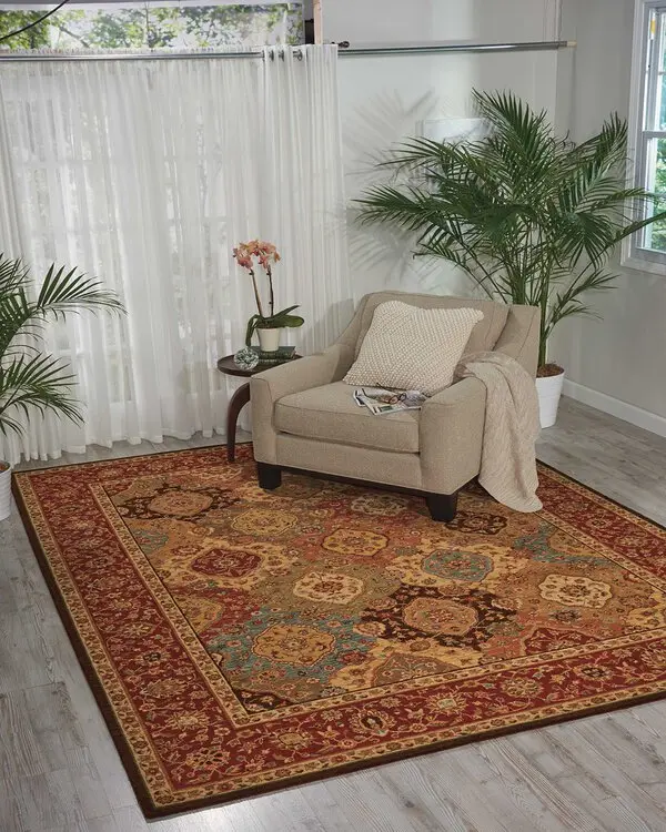 NOURISON HOME Living Treasures Li03 Area Rug, 7'6 X 9'6