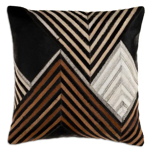 SURYA Nashville Decorative Pillow - Black/brown