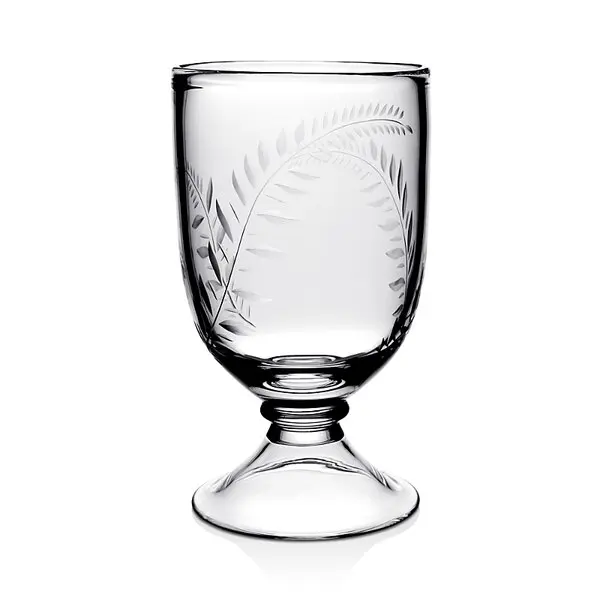 WILLIAM YEOWARD CRYSTAL Country Jasmine Footed Hurricane - Clear