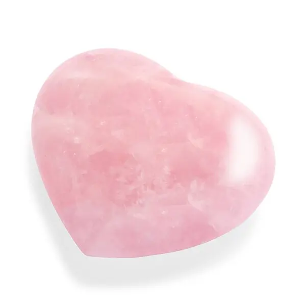 ANNA NEW YORK Cuore Rose Quartz Gemstone Heart - Pink