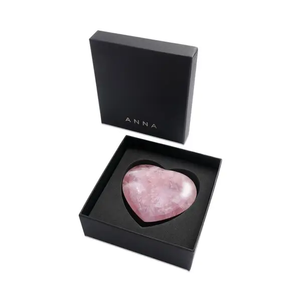 ANNA NEW YORK Cuore Rose Quartz Gemstone Heart