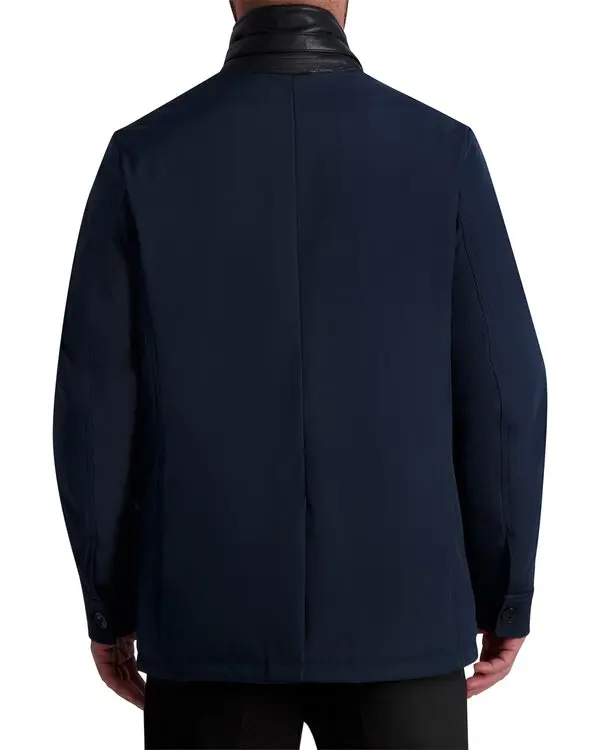 Karl Lagerfeld Paris Puffer Blazer - Navy
