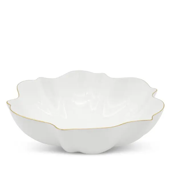 TWIG NEW YORK Amelie Brushed Serving Salad Bowl - Gold