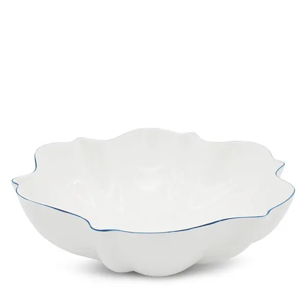 Twig New York Amelie Serving Salad Bowl - Blue/white