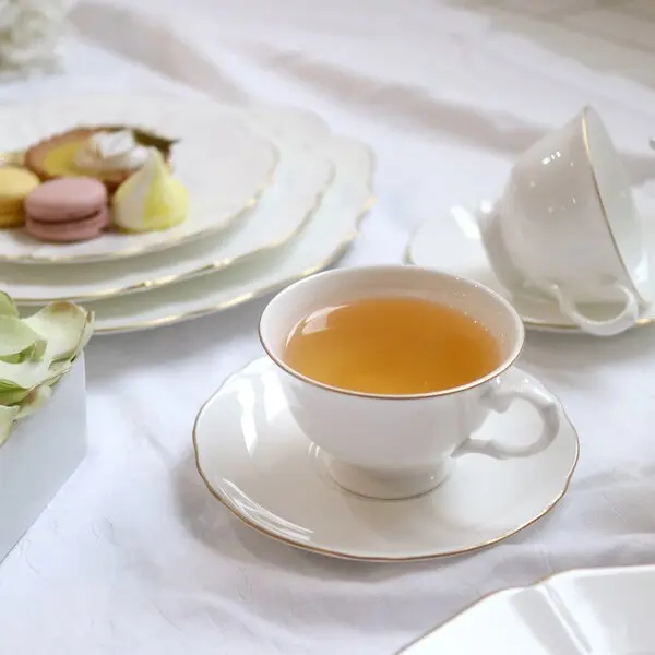 Twig New York Amelie Brushed Tea Cup & Saucer