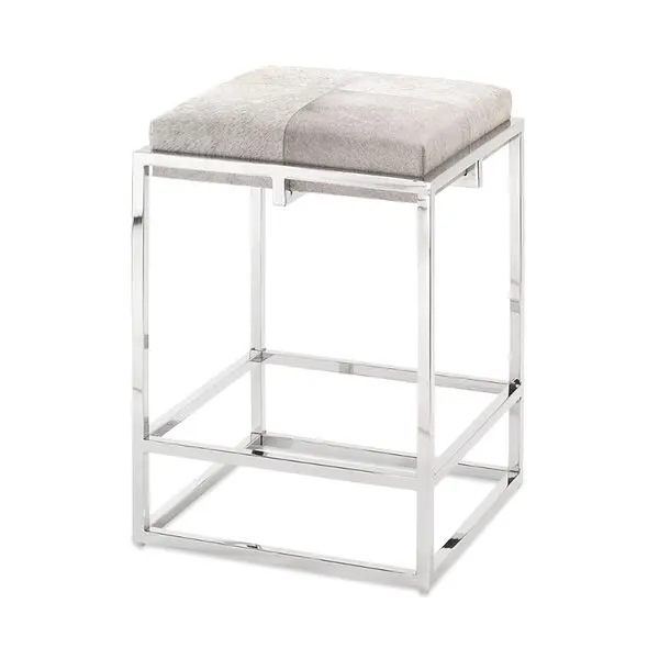 JAMIE YOUNG CO. Shelby Hide Stool - Grey