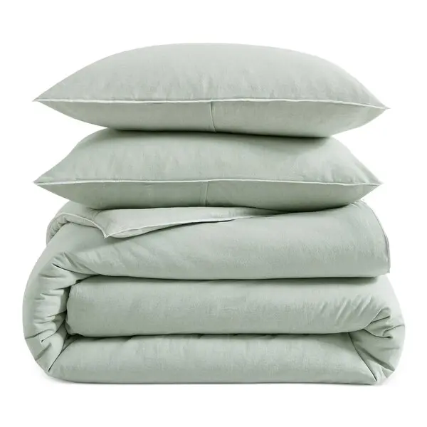 Dkny Pure Washed Duvet Cover Set, King - Sage