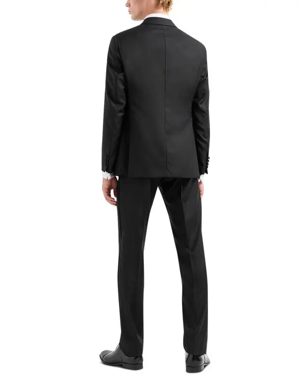 Emporio Armani Essential G Line Regular Fit Notch Lapel Tuxedo - Black