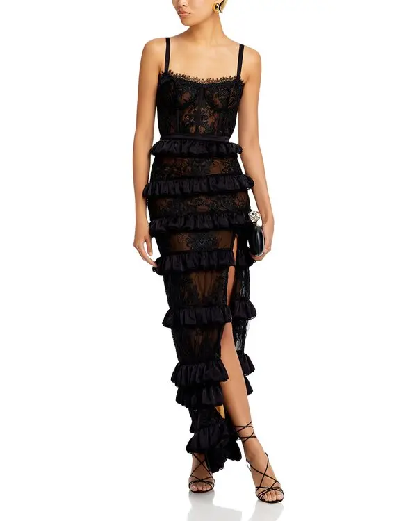 V. CHAPMAN Cassia Lace Corset Gown