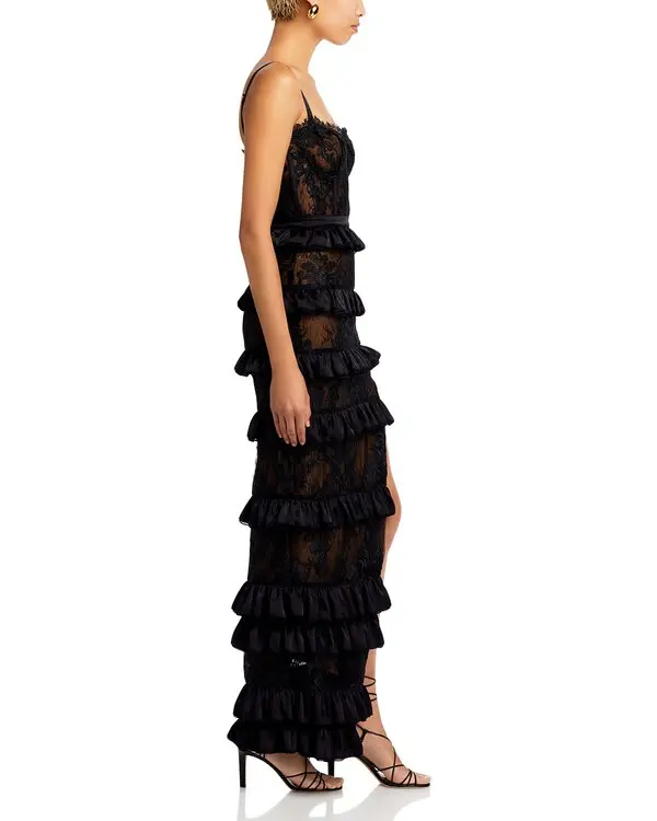 V. CHAPMAN Cassia Lace Corset Gown