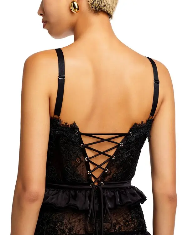 V. CHAPMAN Cassia Lace Corset Gown