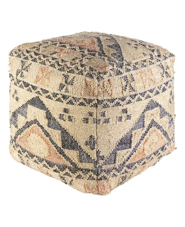 SURYA Luanda Pouf - Tan