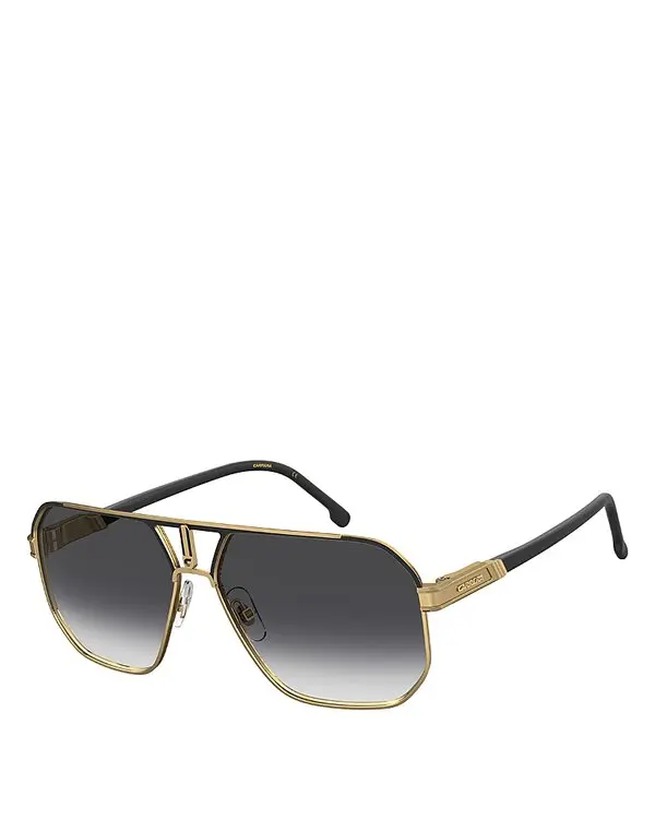 Carrera Eyewear Aviator Sunglasses - Gold/gray Gradient